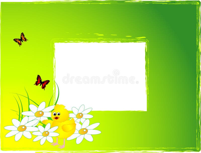 Spring frame stock vector. Illustration of blossom, nature - 19248381