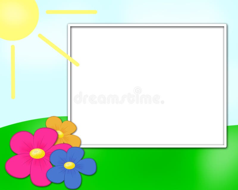 Spring frame stock illustration. Illustration of floral - 23805007