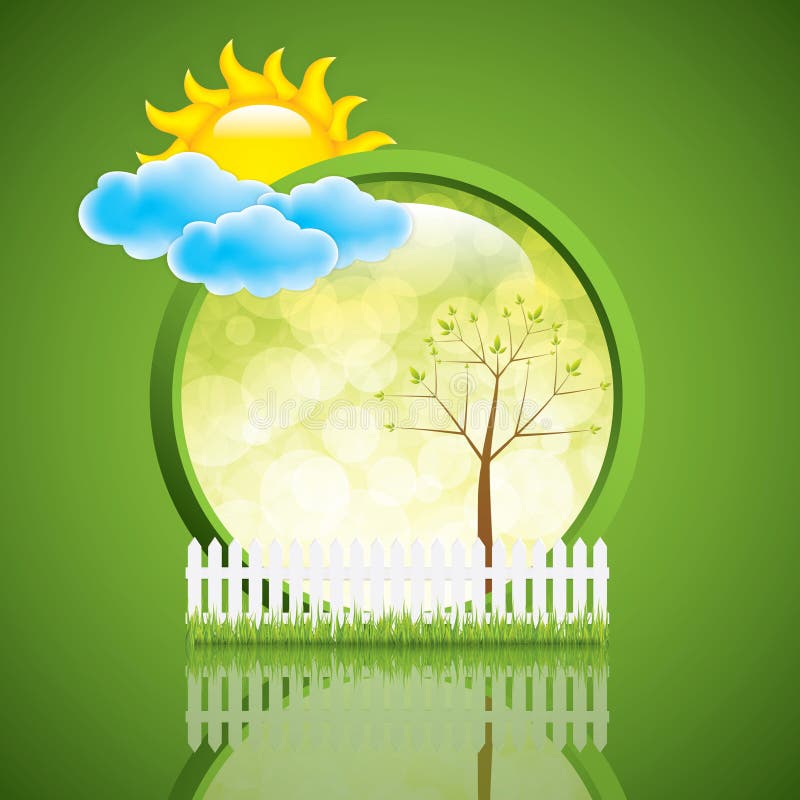 Spring frame stock vector. Illustration of kids, summer - 39613457