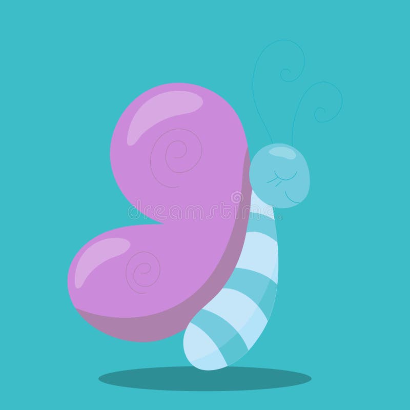 Spring Friends Butterfly 11 Stock Vector - Illustration of cartoon ...