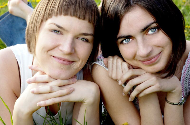 Spring fun stock photo. Image of nature, woman, resting - 5195648
