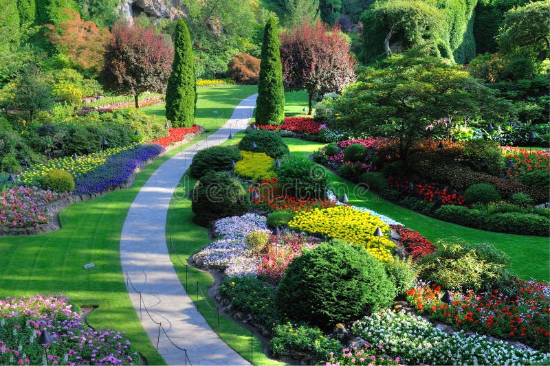 Spring garden stock image. Image of canadian, gardens - 13498065