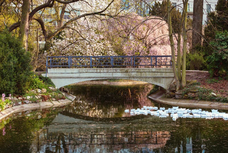 Spring in the garden stock photo. Image of impressionism - 63416462