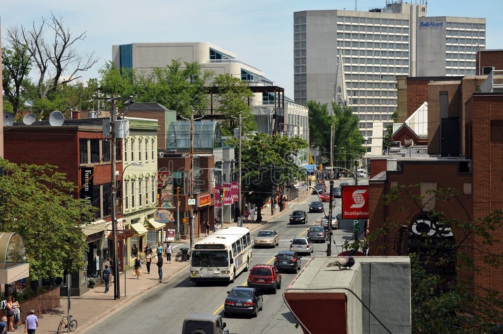 Spring Garden Rd in Halifax, Canada Editorial Stock Image - Image of ...