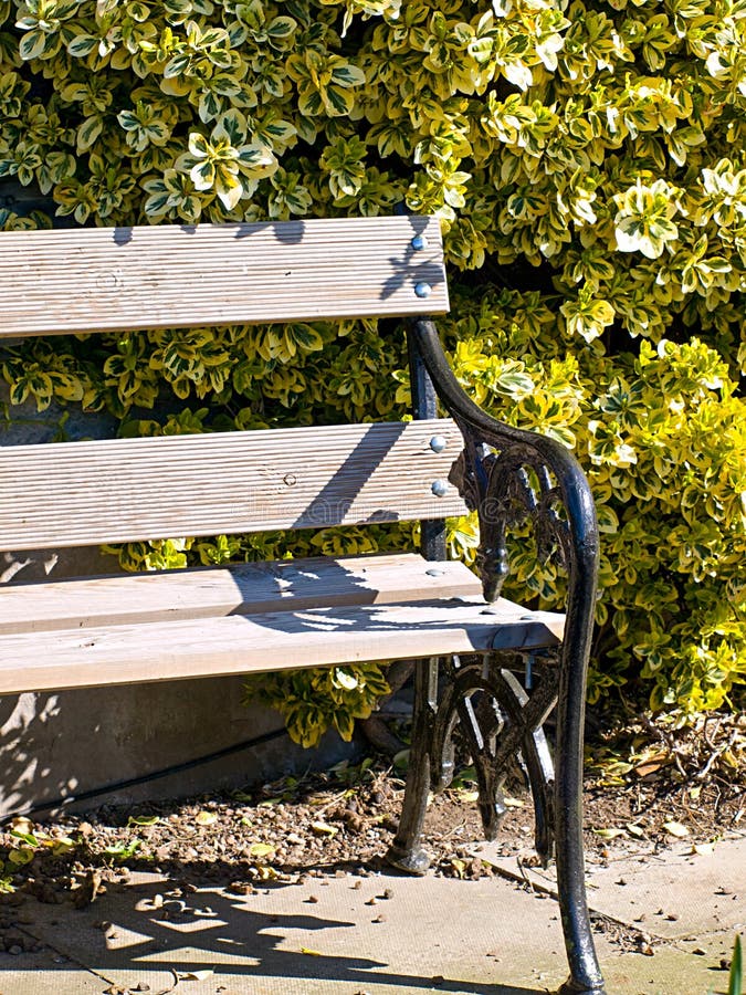 Spring garden seat stock photo. Image of seasonal, bench - 4723060