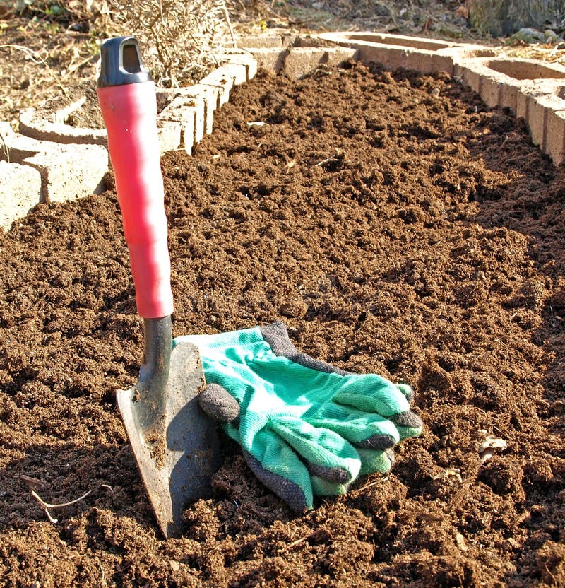Spring gardening tools stock image. Image of hand, gardener - 23911601