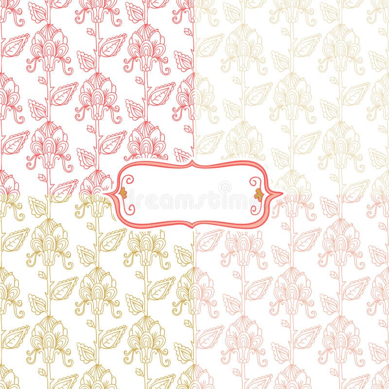 Spring gentle pattern stock illustration. Illustration of contrast ...