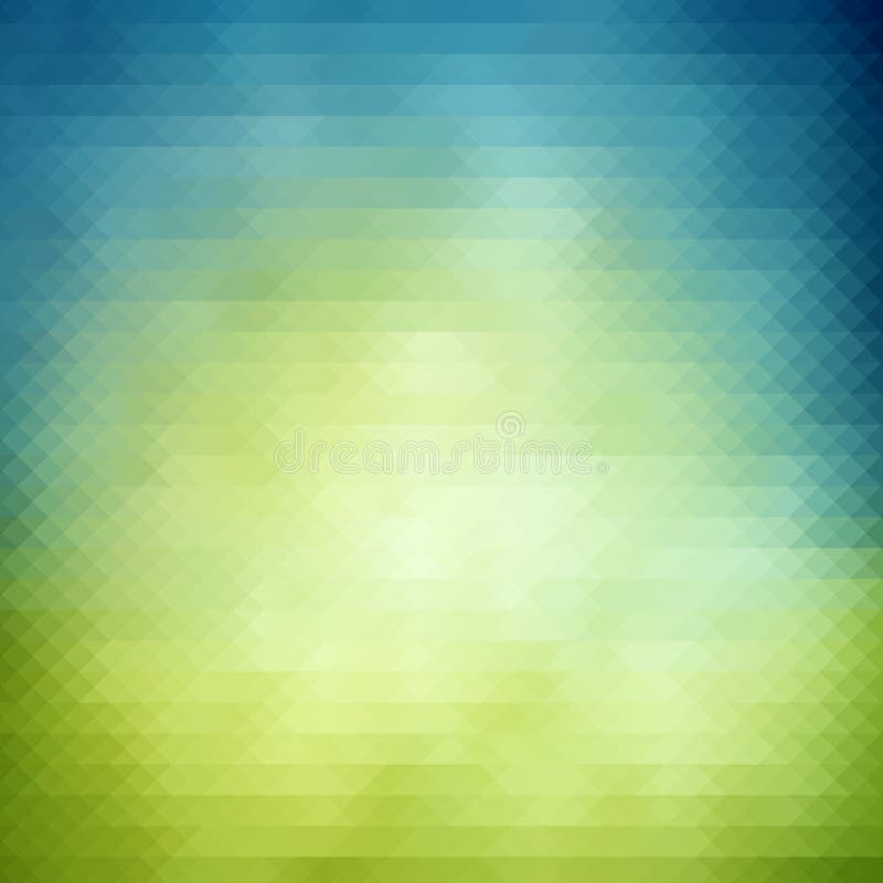 Abstract Green White Geometric Patterns Background Stock Illustration ...