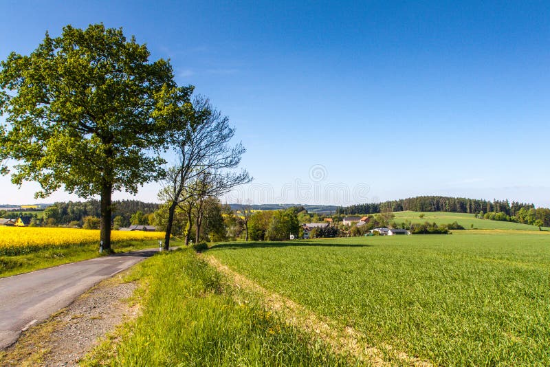 Spring in Germany stock photo. Image of outdoors, field - 29314560