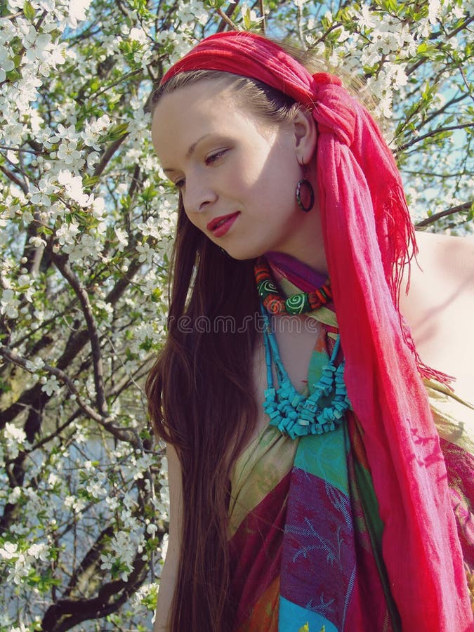 Spring girl stock photo. Image of girl, female, look - 24292992