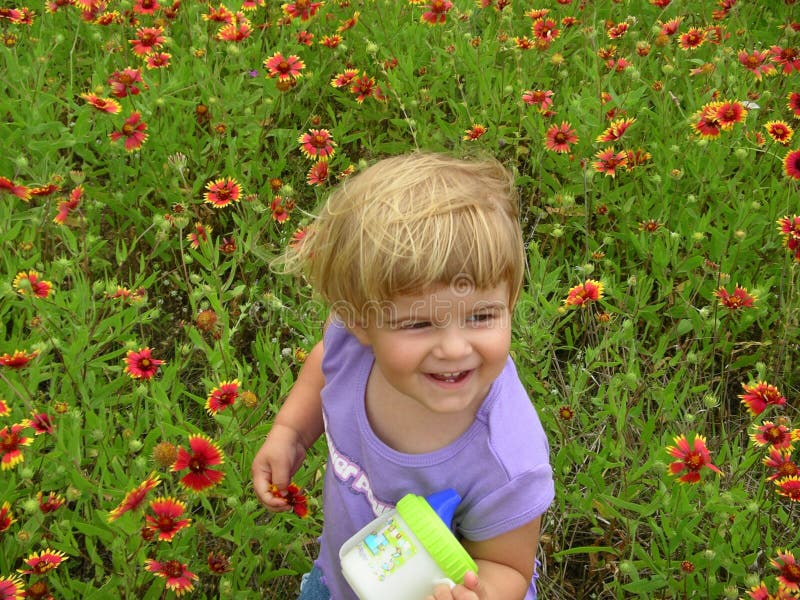 Spring girl stock photo. Image of spring, flower, beuaty - 502178