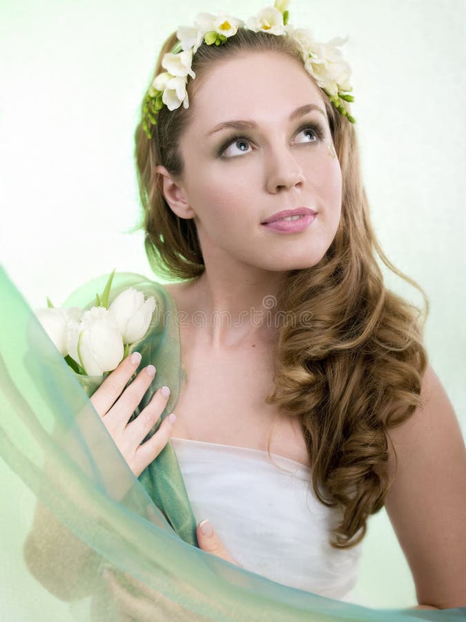 Spring Girl Picture. Image: 8391772