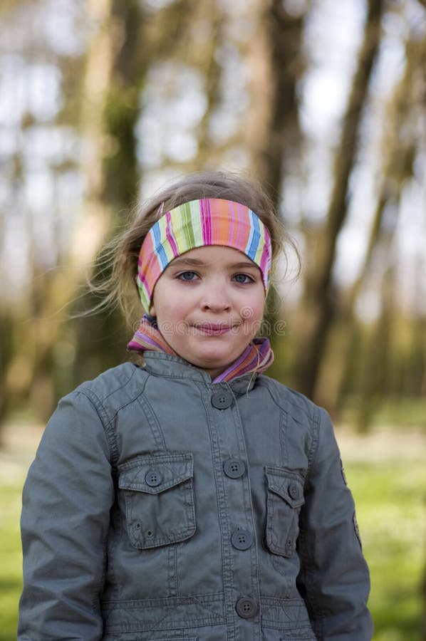 Spring girl portrait stock image. Image of colourful, accessories - 4949777
