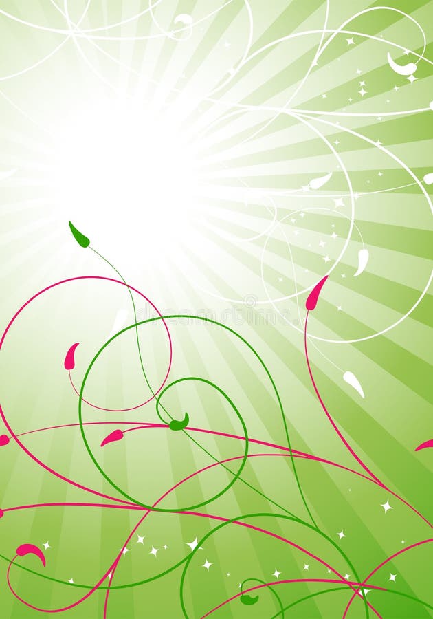 Spring green background stock vector. Illustration of copyspace - 15341721