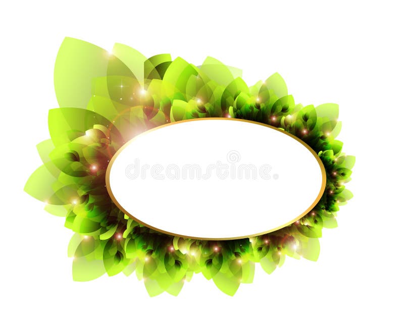 Spring Green Abstract Background Stock Illustration - Illustration of ...