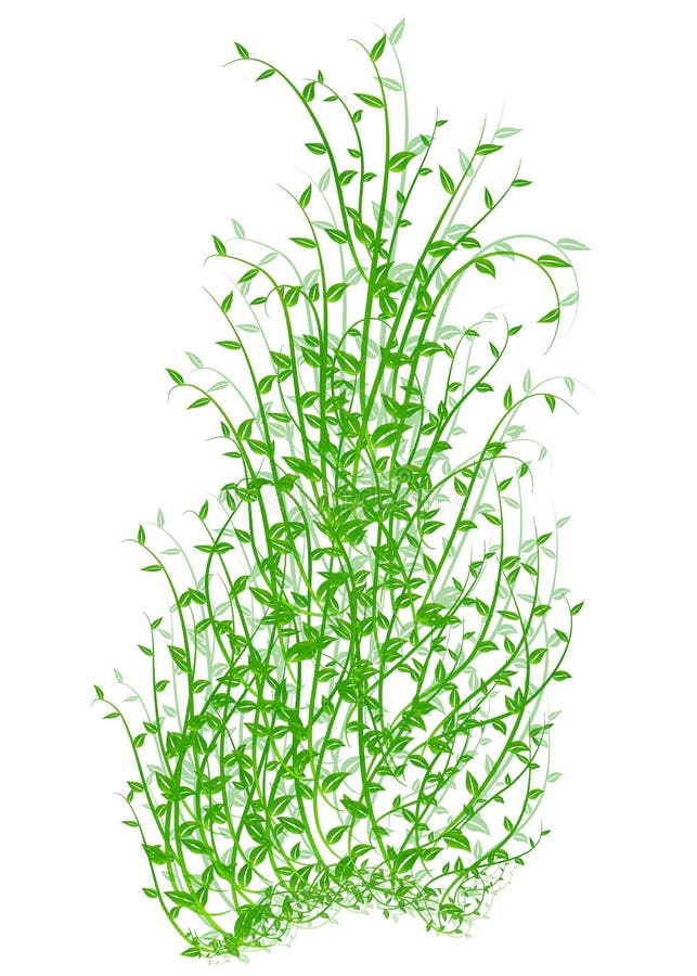 Spring in green vector stock vector. Illustration of vector - 124942329