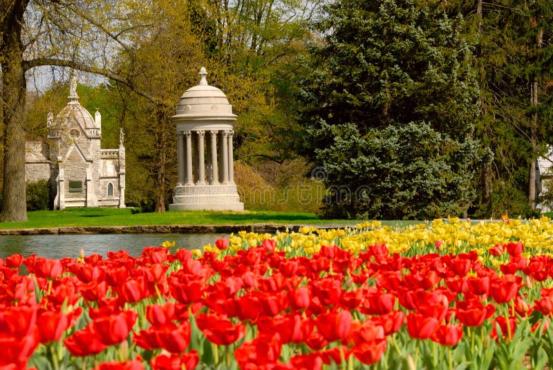 Spring Grove Cemetery stock image. Image of flowers, memory - 2508115