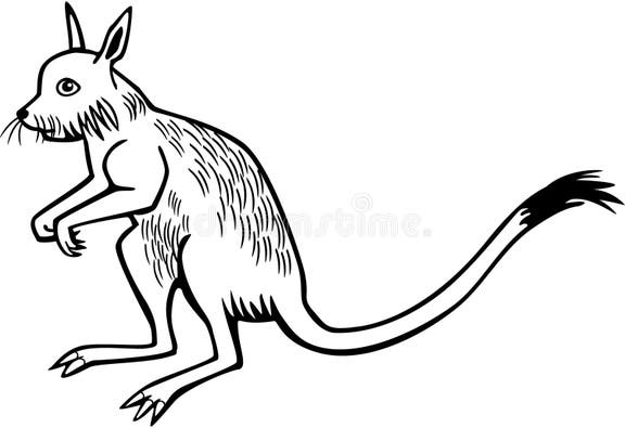 Spring Hare stock vector. Illustration of isolated, animal - 67173781