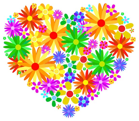 Spring Heart stock vector. Illustration of cool, desire - 28257725