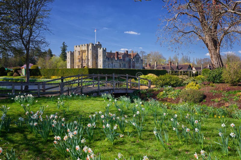 Spring at Heaver Castle Edenbridge Kent UK Stock Photo - Image of lawn ...