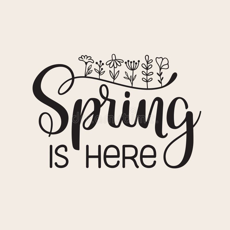 Spring Cursive Stock Illustrations – 1,260 Spring Cursive Stock ...