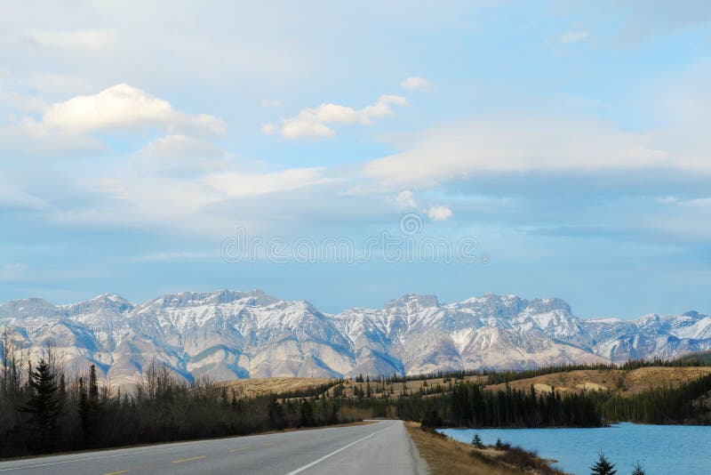Spring highway 2 stock photo. Image of alberta, spring - 4427868
