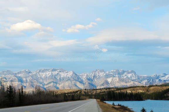Spring highway 2 stock photo. Image of alberta, spring - 4427868