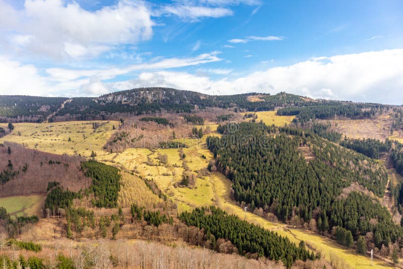 Spring Hike through the Thuringian Forest Near Floh-Seligenthal Stock ...
