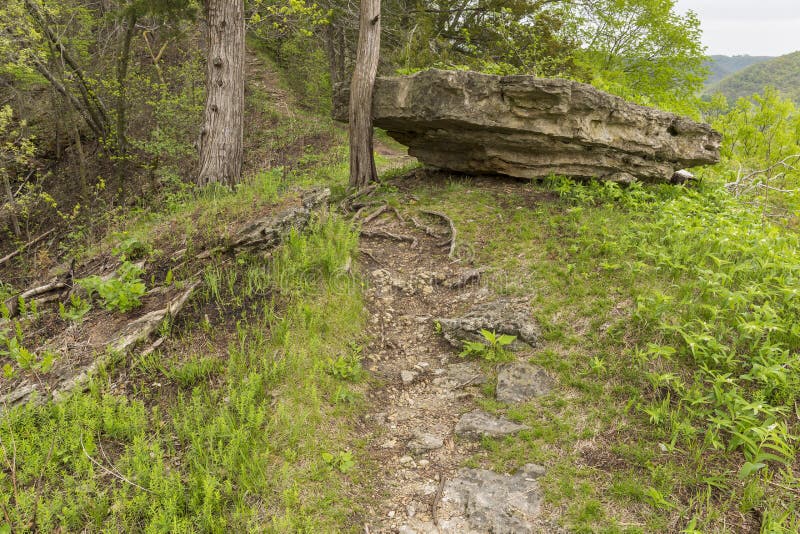 Spring Hiking Trail Scenic stock image. Image of landscape - 54761971