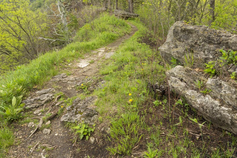 Spring Hiking Trail Scenic stock image. Image of countryside - 54762171