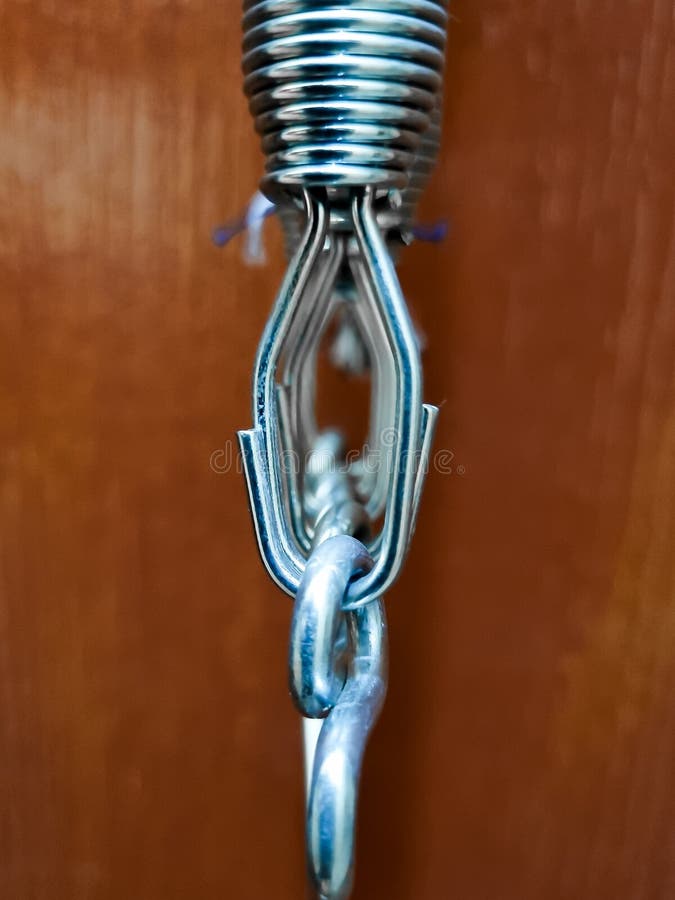 Spring Hook Photographed at Close Range Stock Image - Image of hook ...