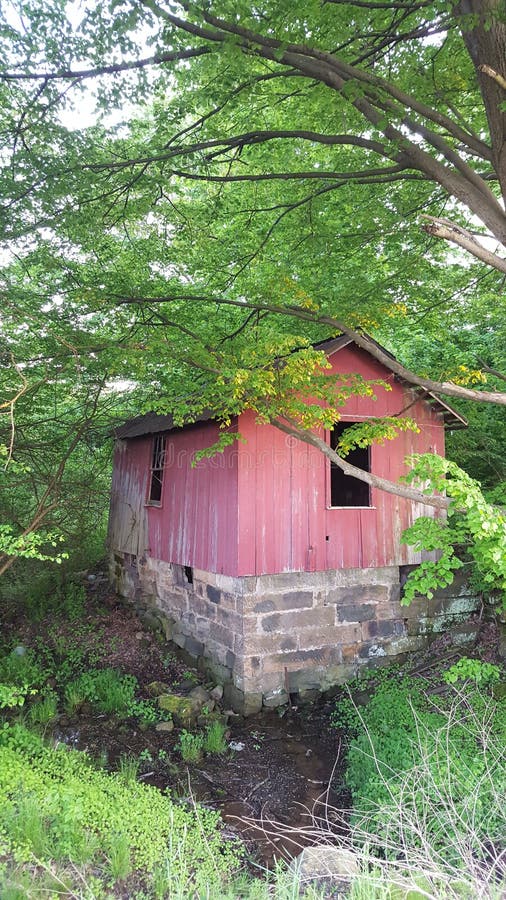 Spring House stock image. Image of landscape, stone - 117101329