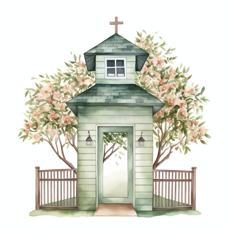 Spring House Simple Life Accessory for Spring Day in Neutral Color ...