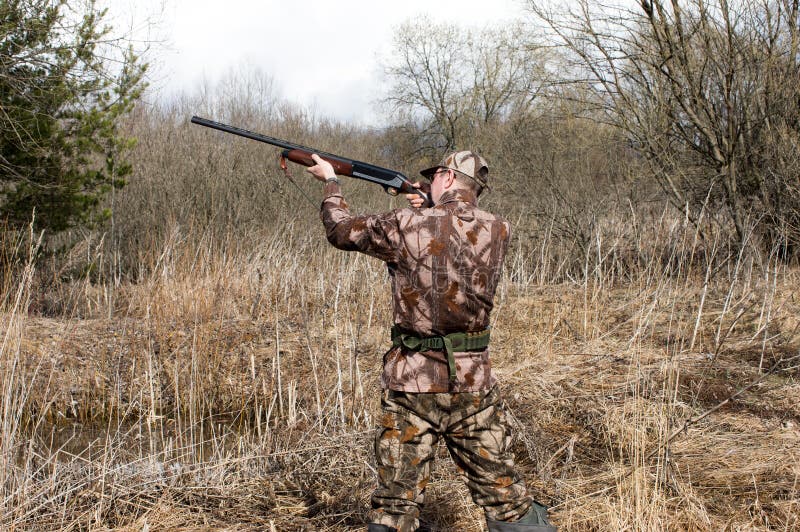 Hunting. stock photo. Image of outfit, piece, camouflage - 20816052