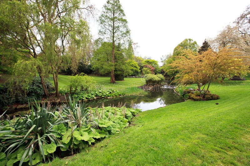 Spring in Hyde park stock photo. Image of fall, display - 25028918