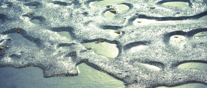 Spring ice stock image. Image of melting, outdoor, sparkling - 61424009