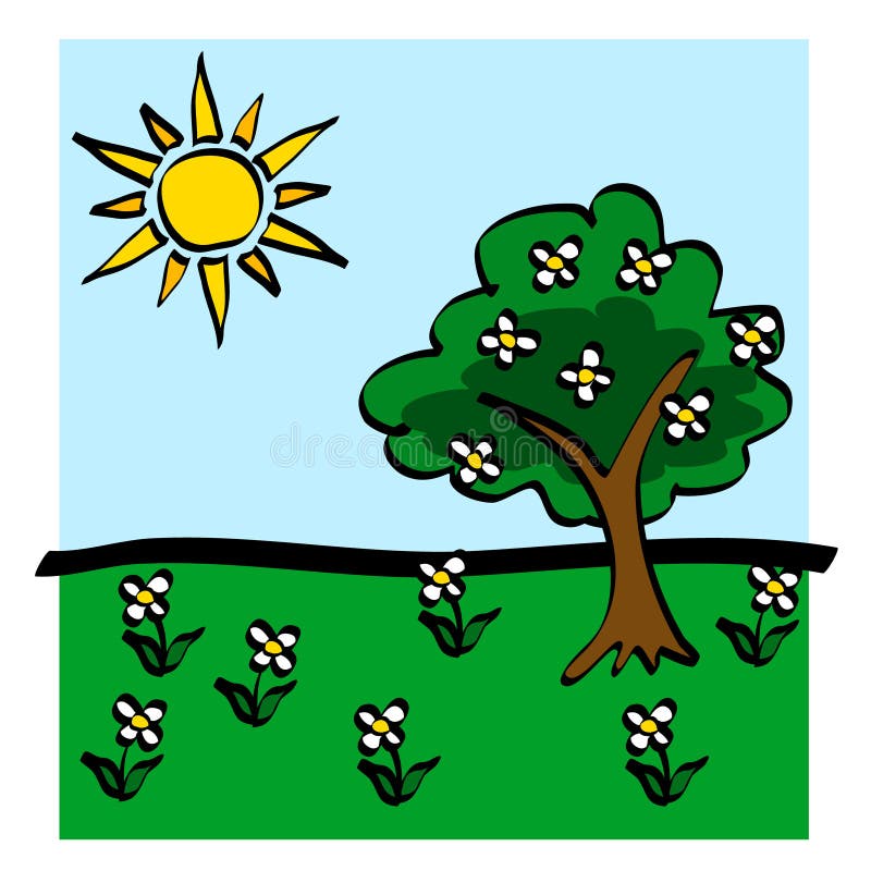 Spring Icon stock vector. Illustration of leaves, flower - 48877121