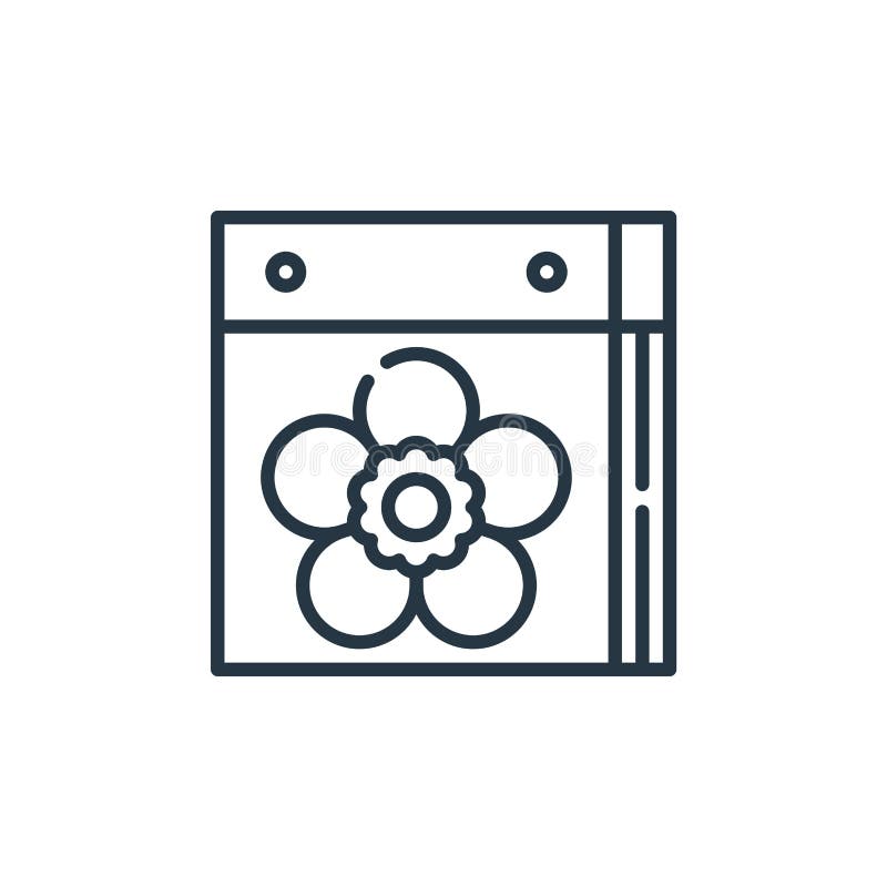 Spring Icon Vector from Education Concept. Thin Line Illustration of ...