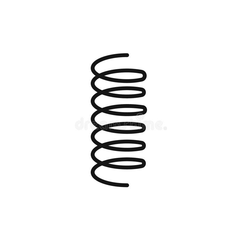 Spiral Spring Icon Stock Illustrations – 6,384 Spiral Spring Icon Stock ...