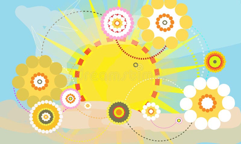 Spring illustration stock vector. Illustration of season - 16768483