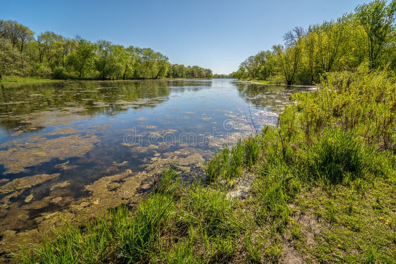 Spring in Iowa stock image. Image of fields, beautiful - 71152571