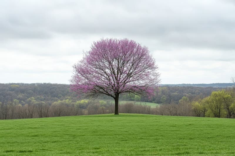 During Spring, Japanese Crabapple Trees are in Full Bloom Stock Photo ...
