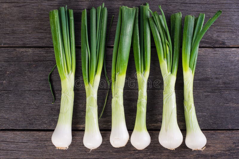 Spring Jumbo Onion from Garden on Wooden Table Stock Image - Image of ...