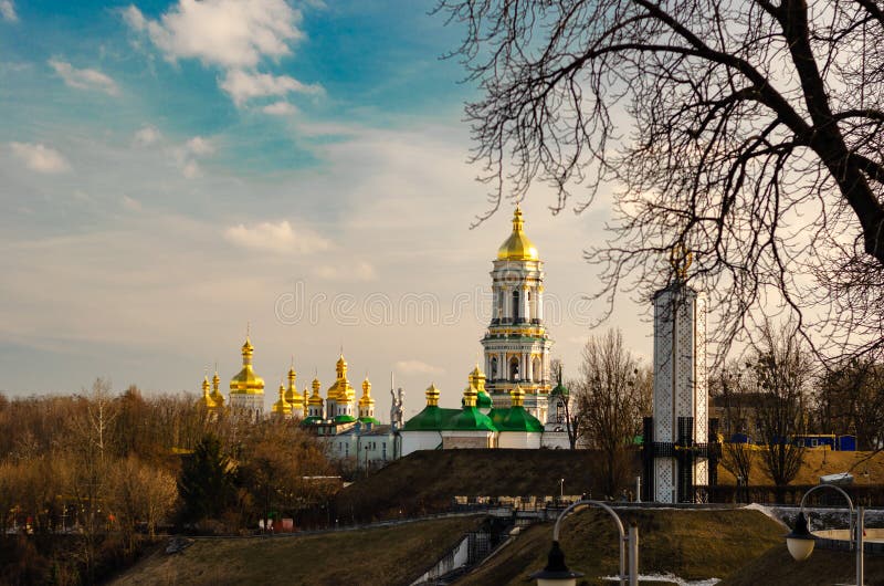 Spring Kyiv stock image. Image of kyiv, europe, architecture - 141731189