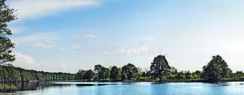Spring lake stock photo. Image of view, relaxation, weather - 14276778