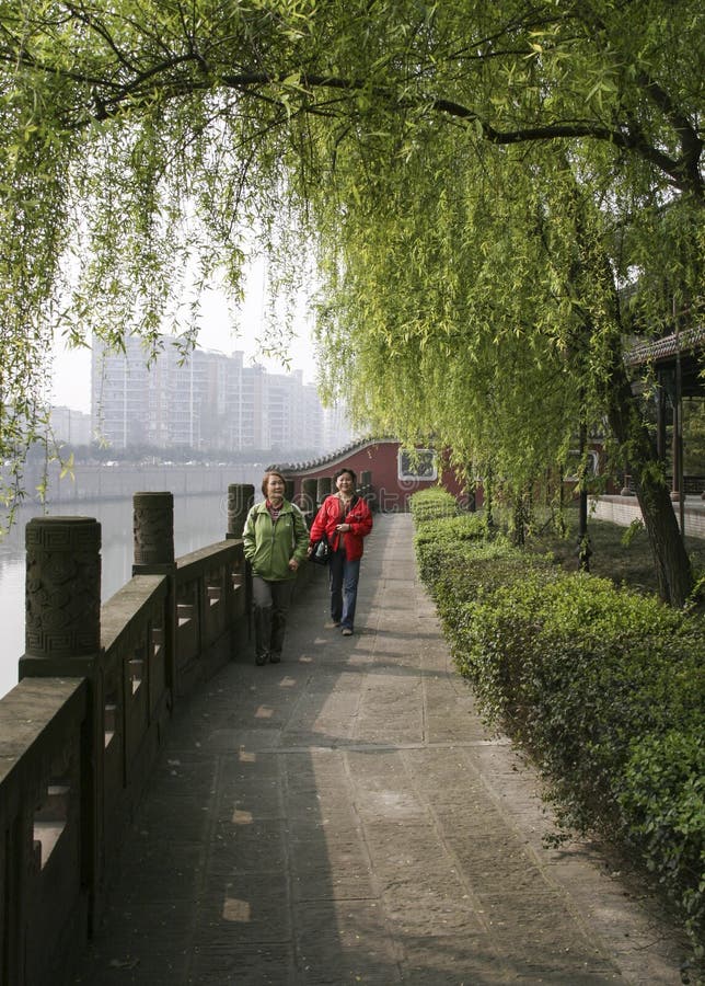 Spring Landscape in Chengdu, China Editorial Stock Image - Image of ...