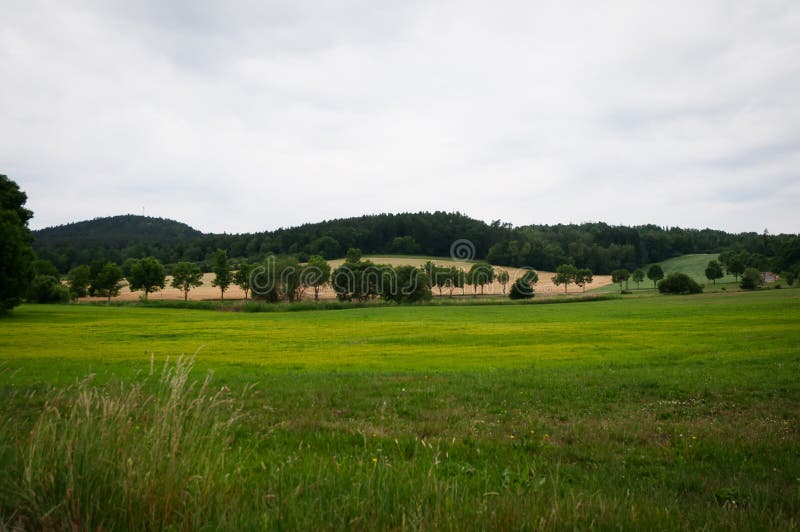 Spring Landscape in Czech Republic . Stock Image - Image of nature ...