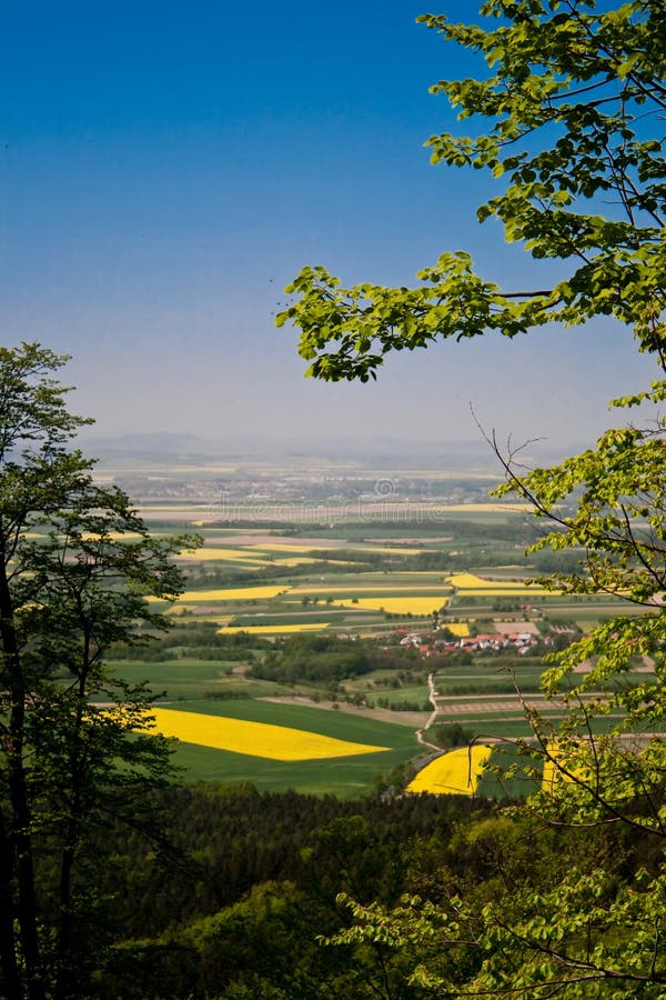 Spring landscape, fields stock image. Image of corn, poland - 9241243