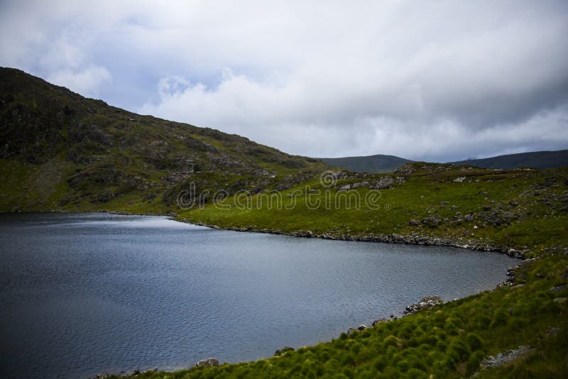 Spring Landscape in the Lands of Ireland Stock Image - Image of ...