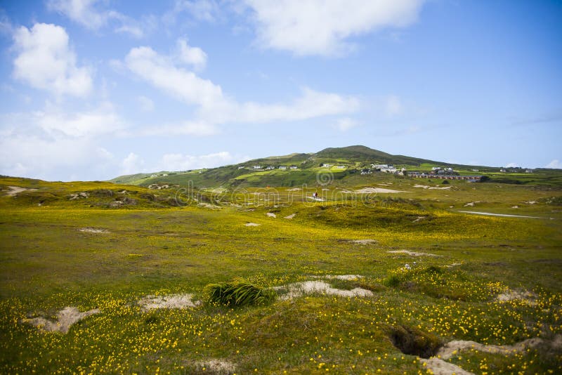 Spring Landscape in the Lands of Ireland Stock Photo - Image of natural ...